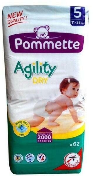 Vásárlás: Pommette Agility Dry 5 Junior 11-25 kg 62 db Pelenka árak ...