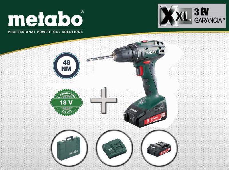Vásárlás: Metabo BS 18 L 1 Fúró-csavarozó árak összehasonlítása, BS18L1 ...