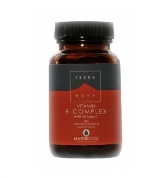 Terranova ТЕРА НОВА ВИТАМИН Б КОМПЛЕКС С ВИТАМИН Ц 100 КАП Добавки ...