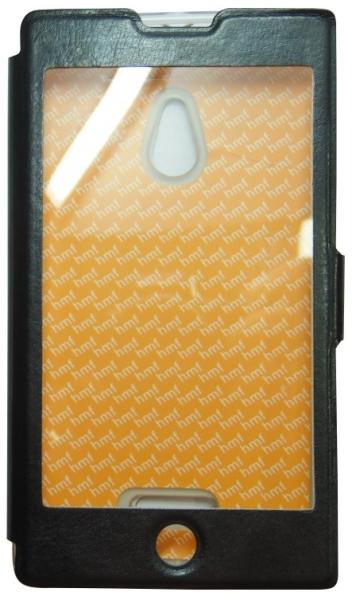 Husa tip carte cu stand neagra (cu decupaj ecran) pentru Nokia XL (Husa ...