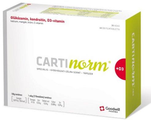 Vásárlás: Goodwill Pharma Cartinorm+D3 vitamin filmtabletta 60 db ...