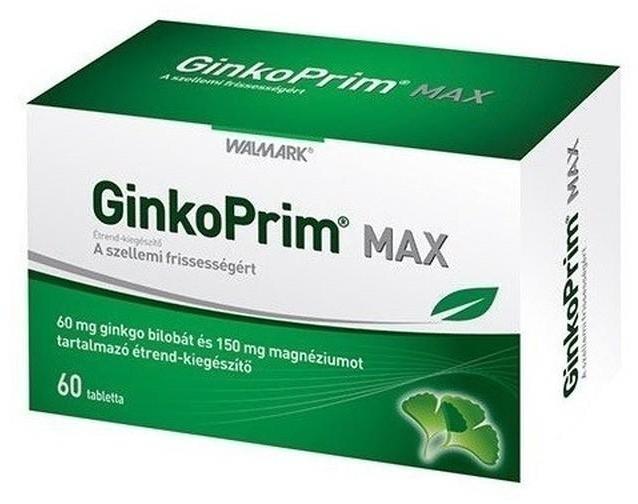 Vásárlás: Walmark Ginkoprim Max 120 mg tabletta 60 db ...