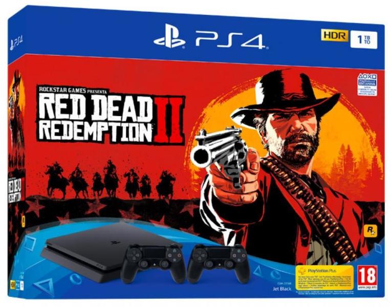 Sony PlayStation 4 Slim 1TB (PS4 Slim 1TB) + Red Dead Redemption 2 ...