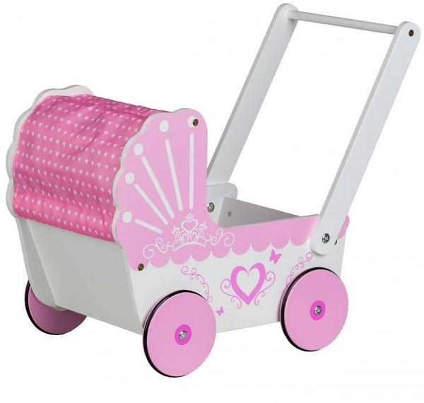 ECOTOYS Carucior de papusi din lemn (TT003) (Carucior de jucarie) - Preturi