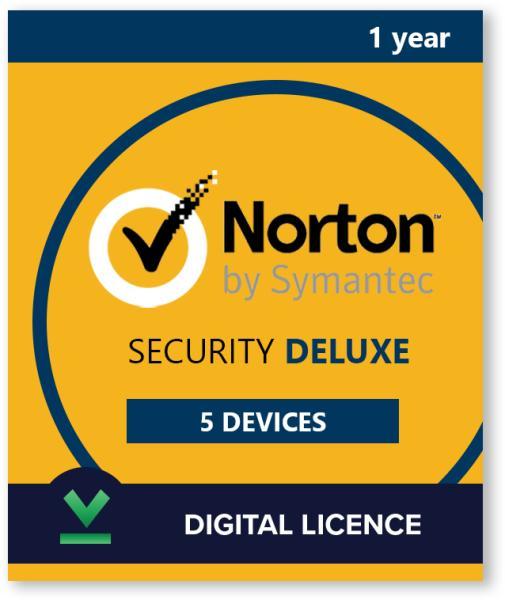 Symantec Norton Security Deluxe (5 Device / 1 Year) (AVS-NSEC1Y5D ...