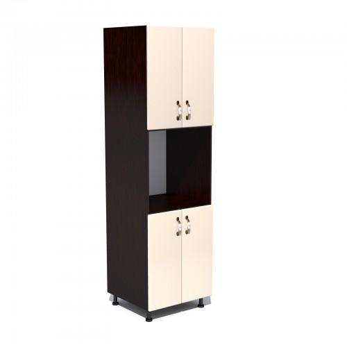 Spectral Mobila Soldat 60 cu 4 usi cu spatiu cuptor Zebra MDF vanilie ...