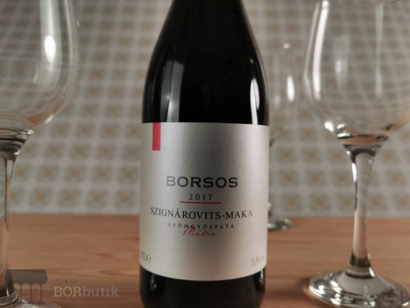 Vásárlás: ["Masszív] Szignárovits Maka Mátrai Kékfrankos Borsos-dűlő 2017 Bor árak ...