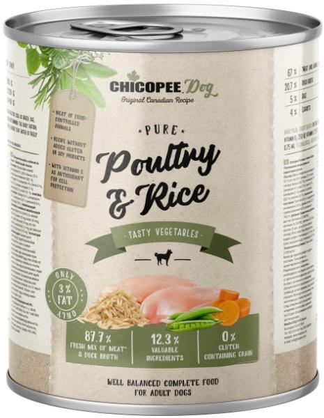 Vásárlás: Chicopee Dog Adult Pure Poultry & Rice 800 g Kutyatáp árak ...