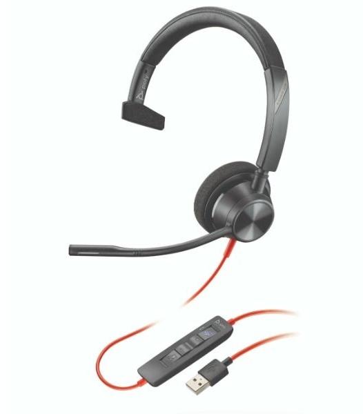 HP Poly Blackwire C3310 USB-A Microsoft Teams (212703-01/8X216AA ...