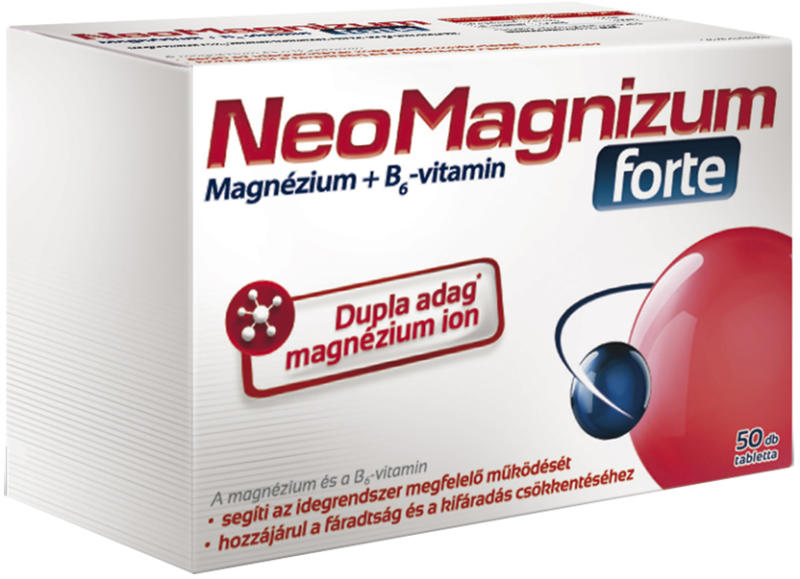 Vásárlás: NeoMagnizum forte magnézium tabletta 50 db Táplálékkiegészítő ...