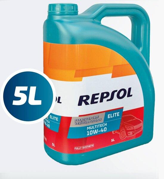 Repsol Elite Multitech 10W-40 5L Моторни масла, най-евтина оферта от 54 ...