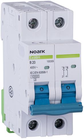 NOARK Electric Mini-intreruptoare automate Ex9BH 2P C2 (NRK 100391 ...