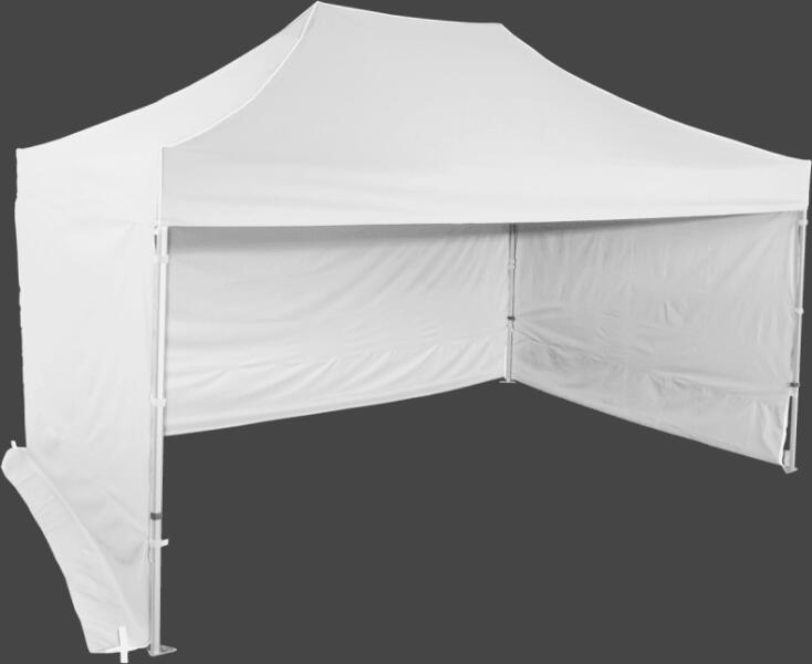 Expodom Pavilion de grădină 3x4, 5m - din aluminiu hexagonal, Alb ...