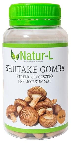 Vásárlás: Natur-L Shiitake gomba kapszula 60 db Táplálékkiegészítő árak ...