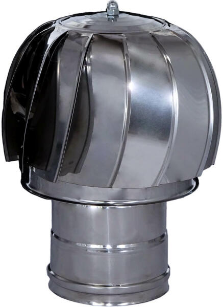 Ecopipe Terminal rotativ cos de fum, palarie rotativa din inox Ø 125mm ...