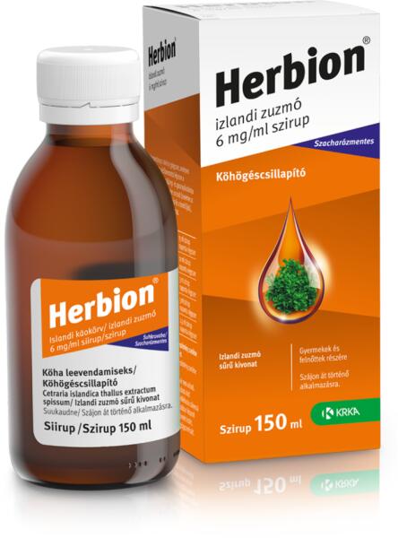 Vásárlás: Herbion Izlandi zuzmó szirup 6 mg/ml 150 ml ...