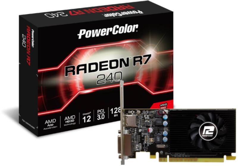 PowerColor AMD Radeon R7 240 4GB GDDR5 128bit (AXR7 240 4GBD5-HLEV2 ...