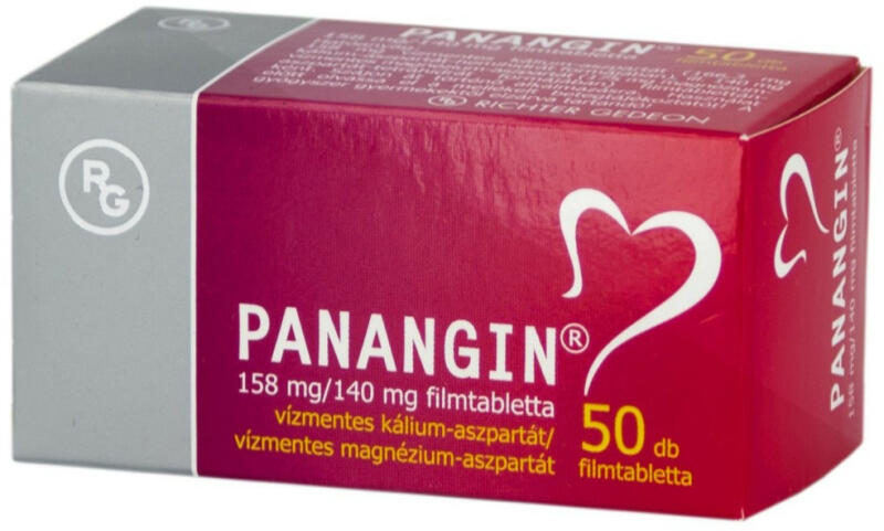 Vásárlás: Panangin 158mg/140mg filmtabletta 50db Táplálékkiegészítő ...