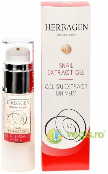 Herbagen Gel pentru Ten cu Extract de Melc 30ml (Crema de fata) - Preturi