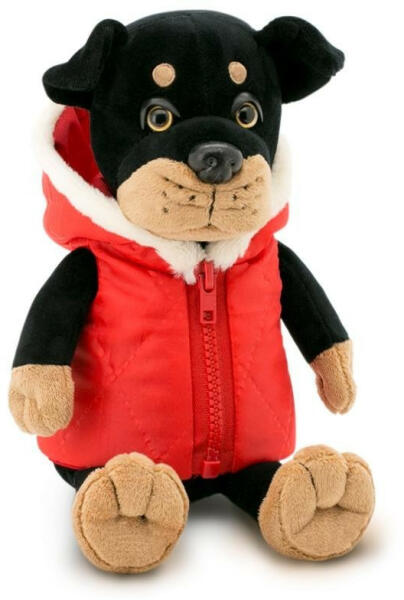 Vásárlás: Orange Toys Max Rottweiler piros kabátban Plüss figura árak ...