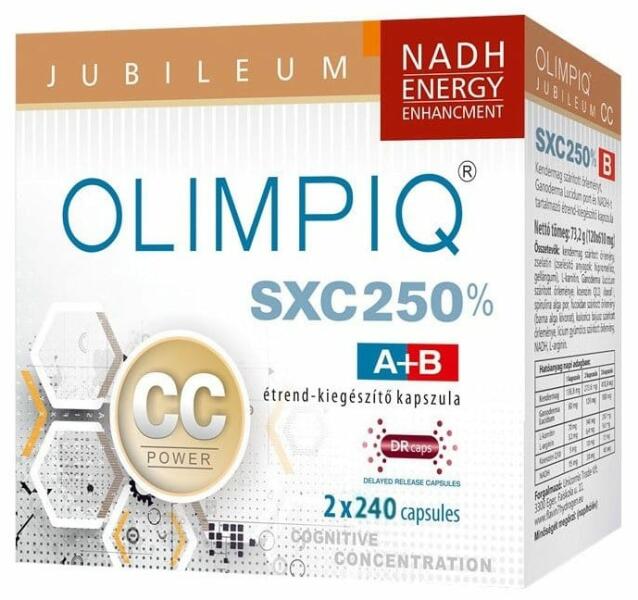 Vásárlás: Olimpiq SXC CC 250 Jubileum DR kapszula 240 db+240 db ...