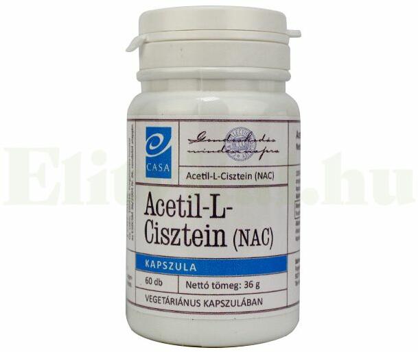 Vásárlás: CASA Acetil-L-Cisztein kapszula 60db Táplálékkiegészítő árak ...