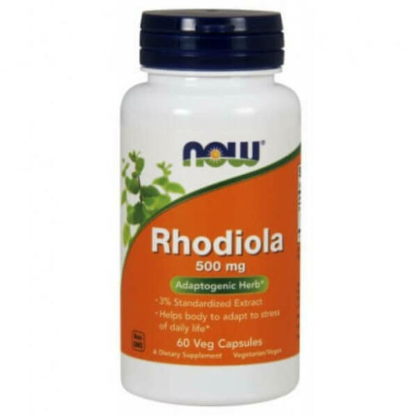 Vásárlás: NOW Rhodiola Rosea 500 mg 60 db Táplálékkiegészítő árak ...