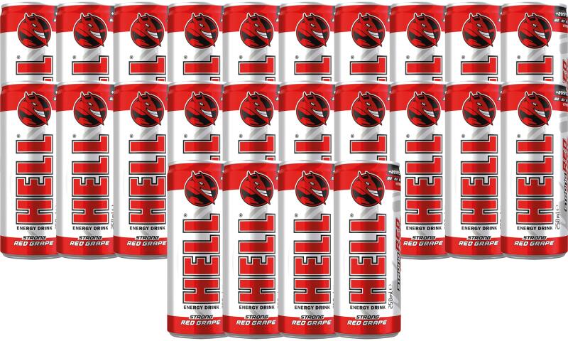 Vásárlás: Hell Strong Red Grape 24x250ml Energiaital árak ...