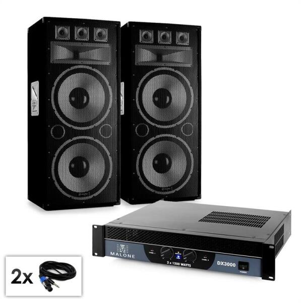 Malone DX3000 + VONYX TX215 - Цени, евтини оферти за Усилватели Malone DX3000 + VONYX TX215