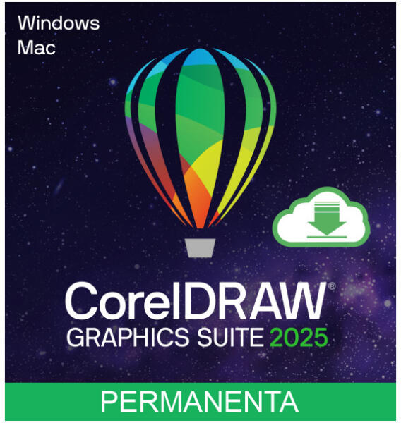 Corel CorelDRAW Graphics Suite 2025 Education - licenta permanenta cu 1 ...