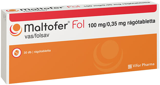 Vásárlás: Vifor Pharma Maltofer Fol 100 mg/0,35 mg rágótabletta 30 db ...