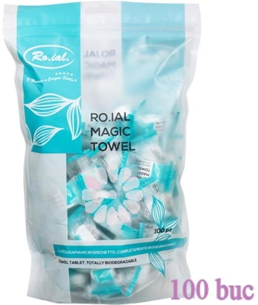Roial unica folosinta Servetele Comprimate Magic Towel 100buc - ROIAL ...