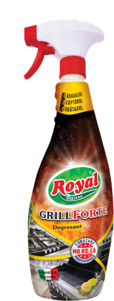 Royal Hygiene Solutie pentru aragaz, cuptor si gratar, cu pompa, 750 ml ...