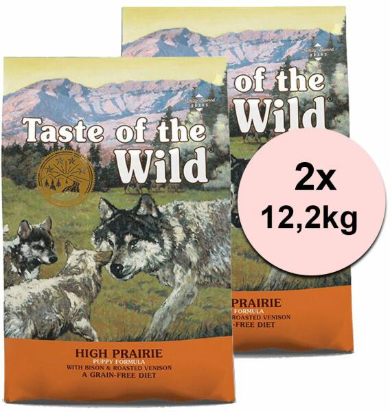 Taste of the Wild High Prairie Puppy 2 x 12, 2 kg