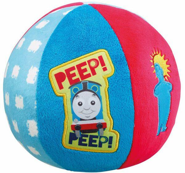Rainbow Designs Minge din plus zornaitoare, Locomotiva Thomas, 14 cm ...