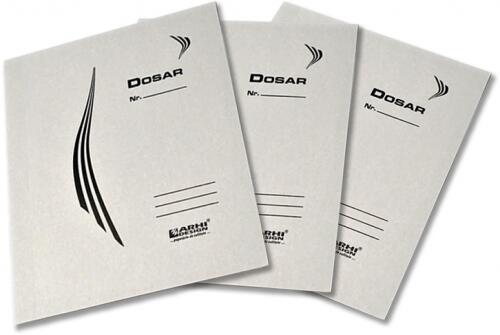 Arhi-design Dosar carton alb, cu sina, 25 buc/set Arhi PCKDOSSINS ...