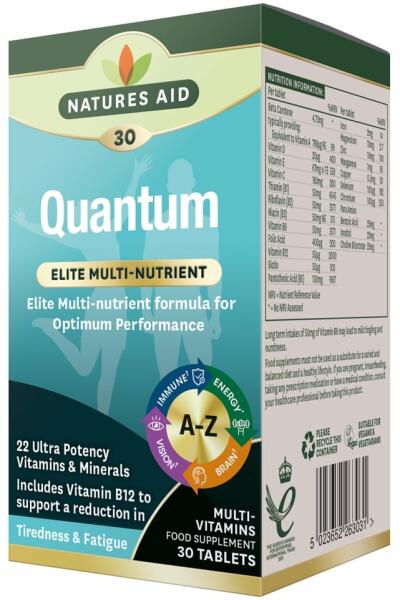 Vásárlás: Natures Aid Quantum Multivitamin jódmentes tabletta 30 db ...
