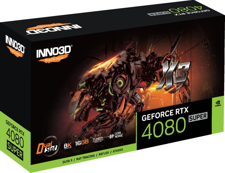 Inno3D GeForce RTX 4080 Super 3X 16GB (N408S3-166X-18703552) Placa ...