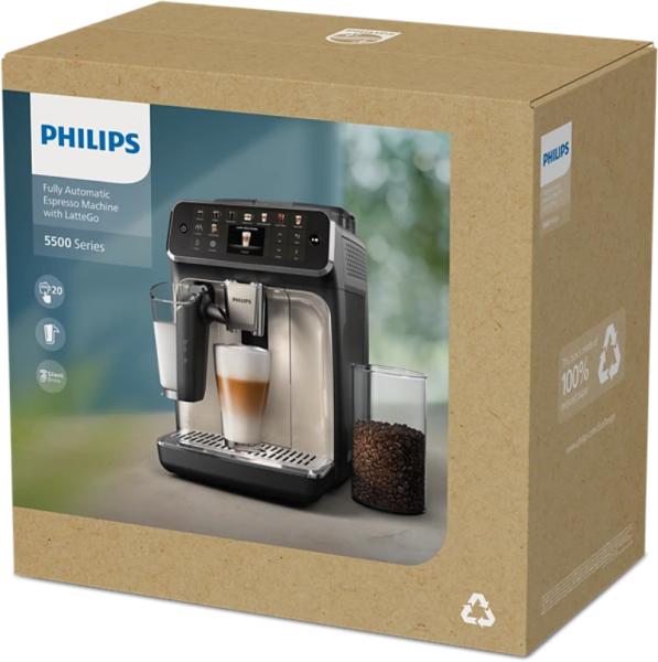 Philips 5500 LatteGo EP5547/90 kávéfőző vásárlás, olcsó Philips 5500 LatteGo EP5547/90 ...