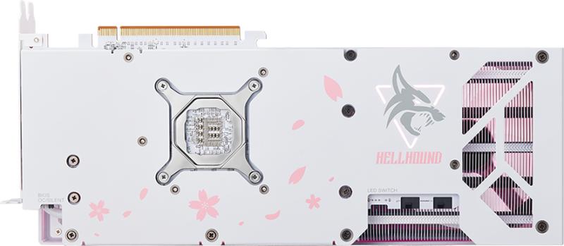 PowerColor Radeon RX 7800 XT Hellhound Sakura Limited Edition OC 16GB ...