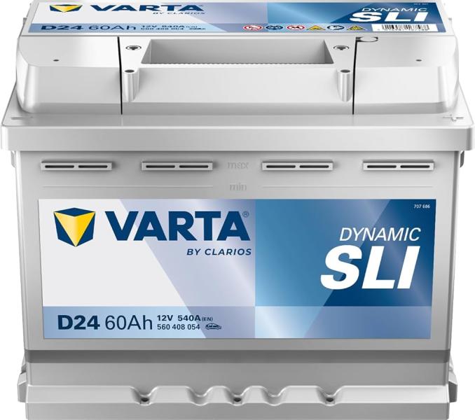 VARTA D24 Blue Dynamic 12V 60Ah 540A right+ (560 408 054) vásárlás ...
