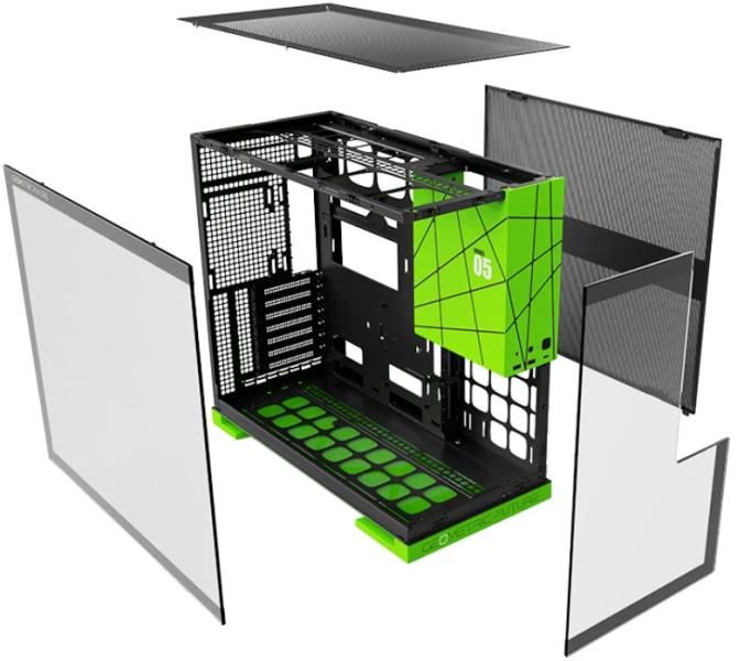 Geometric Future Model 5 Black/Green NVIDIA style limited edition ...