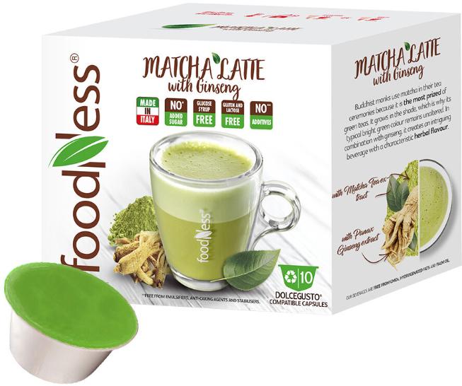FoodNess Ginseng & Matcha - Dolce Gusto (10) (Poduri cafea, capsule de ...