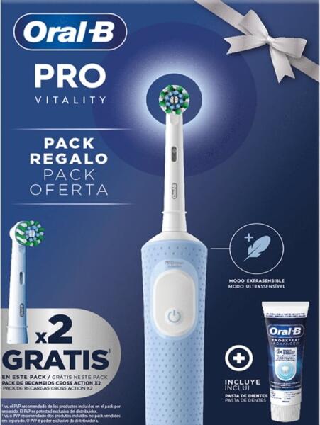 Oral-B Pro Vitality Pack Regalo blue elektromos fogkefe vásárlás, olcsó ...