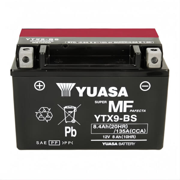 Vásárlás: YUASA AGM 12V 8Ah left+ YTX9-BS Motor akkumulátor árak ...