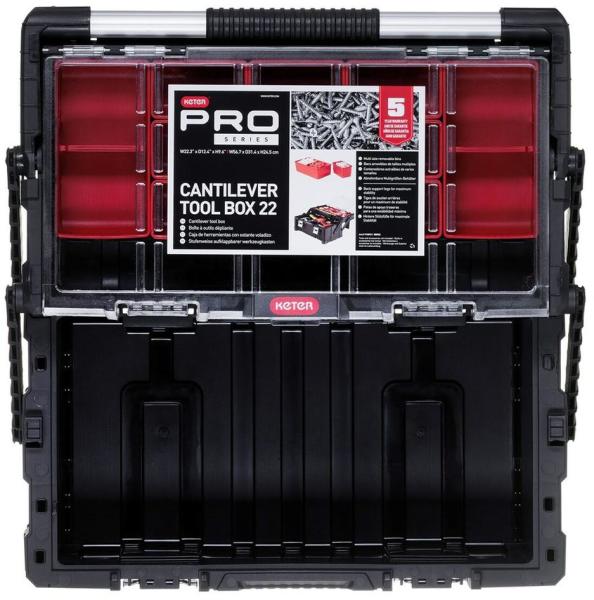 Keter Cantilever Pro Tool Box 22 (237785) (Lada, geanta unelte) - Preturi
