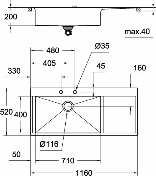 Vásárlás: GROHE K1000 31581SD0 Mosogatótálca árak összehasonlítása, K ...