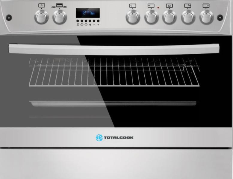 NOVACOOK TotalCook F9S50E6-HI Exclusive Line 90 Inox Tűzhely árak és ...