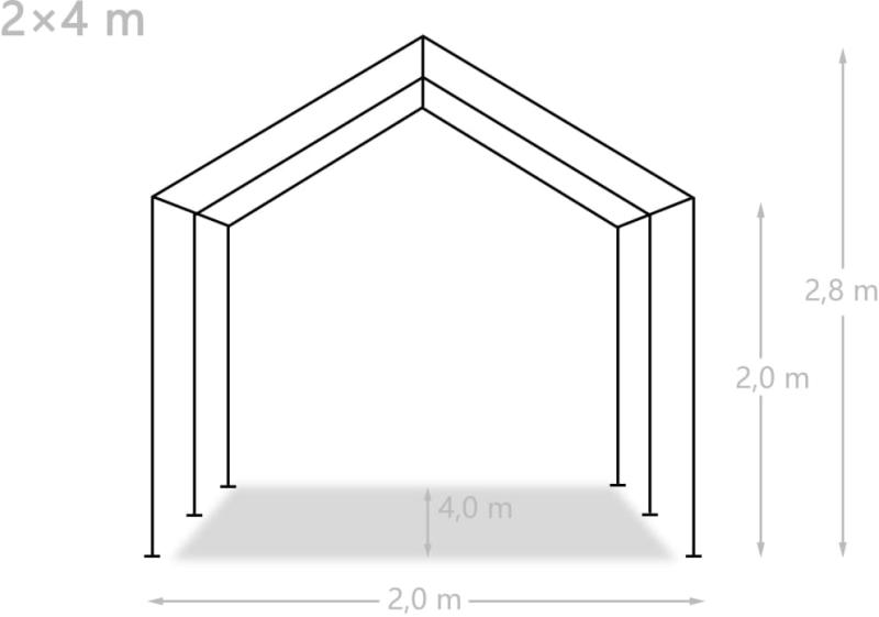 vidaXL 49306 2x4 m (Pavilion gradina, cort pavilion gradina) - Preturi