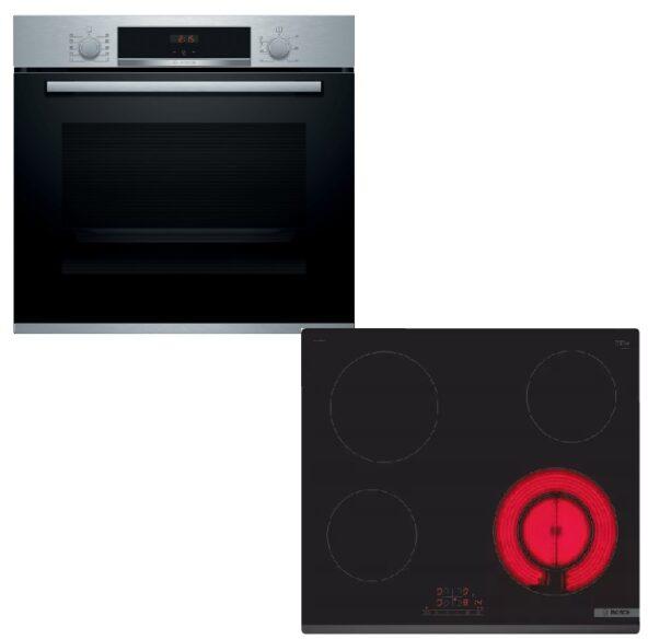 Vásárlás: Bosch HBA554YS0 / PKF631BB2E Beépíthető sütő és főzőlap szett ...